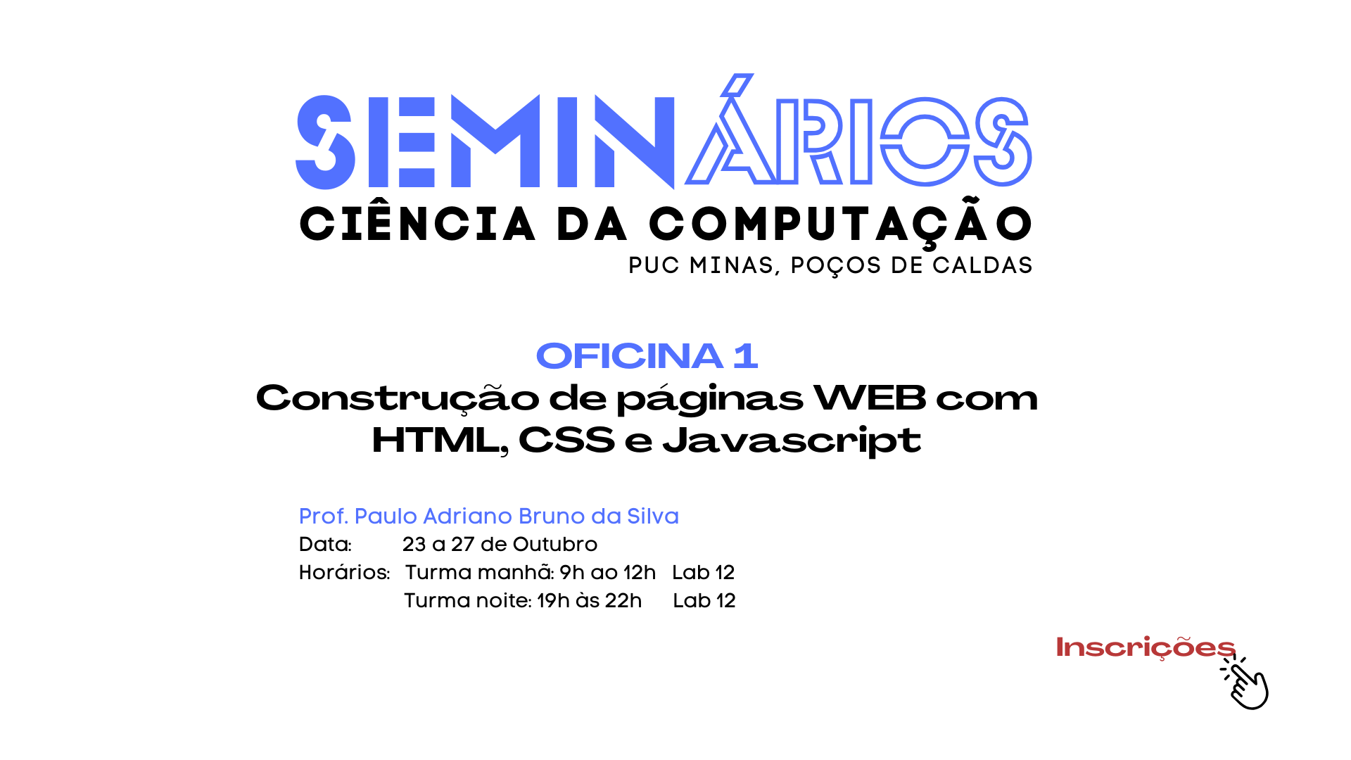 Seminários – Curso de Ciência da Computação